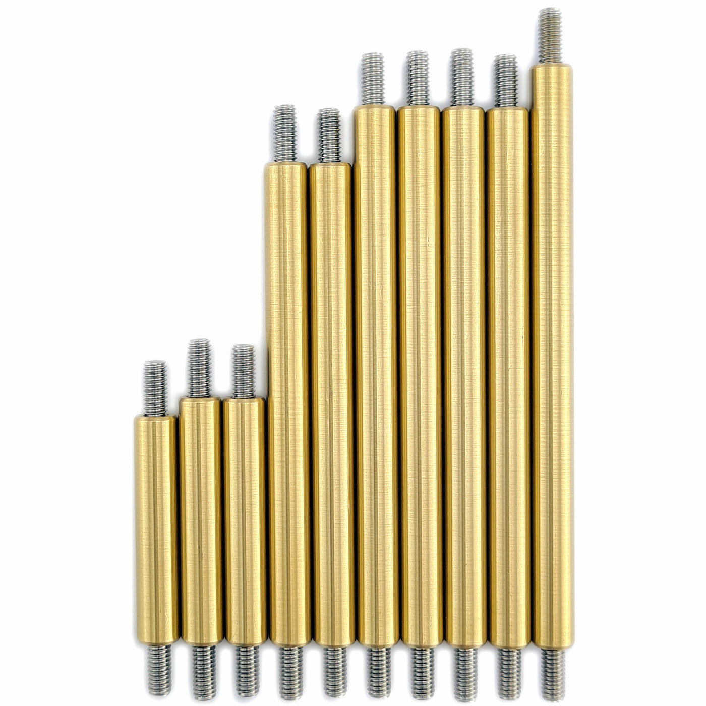 Crawler Links Messing für DF-4S mit Radstand 313 mm M4 Gewinde