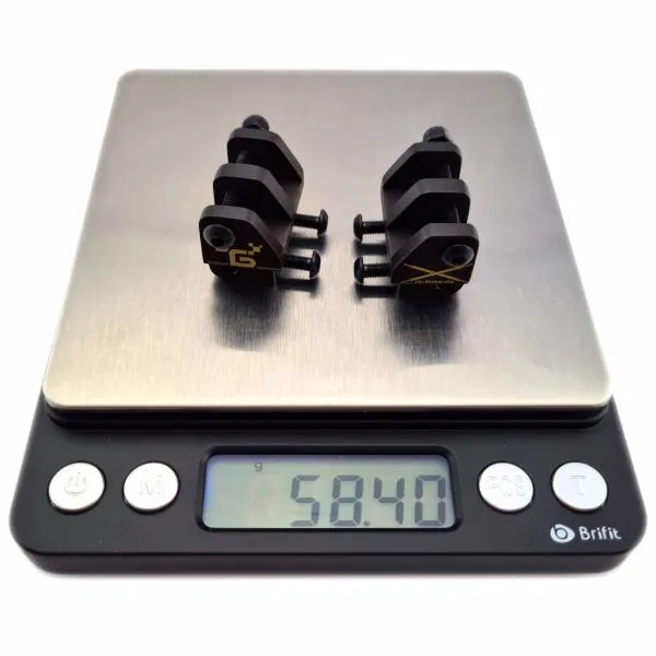 Link Riser für Element Crawler, Messing brüniert schwarz